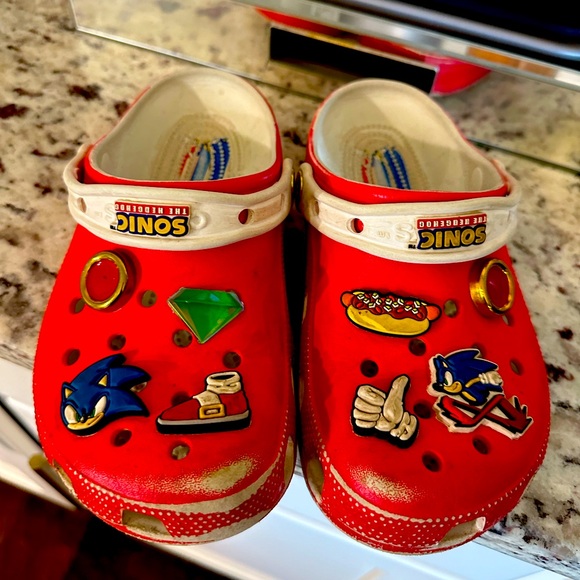 Shoes | Sega X Crocs Unisex Sonic The Hedgehog Classic Clog Redwhite ...